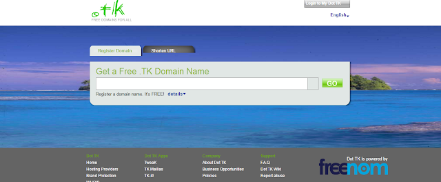 How to Register your Website with .tk domain and link with your Blogger ...