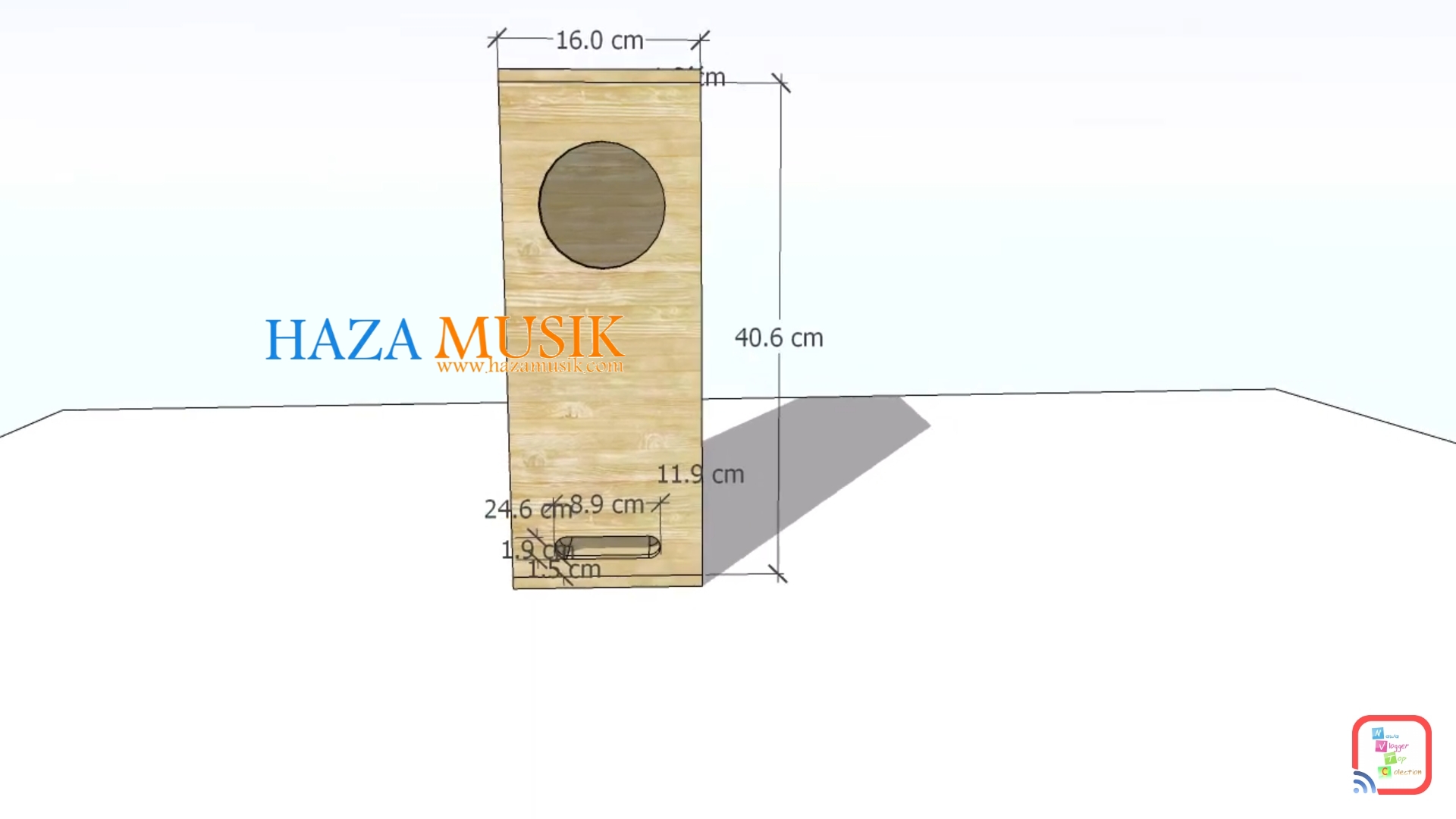 Box Speaker 4inch woofer rumahan - HAZA MUSIK