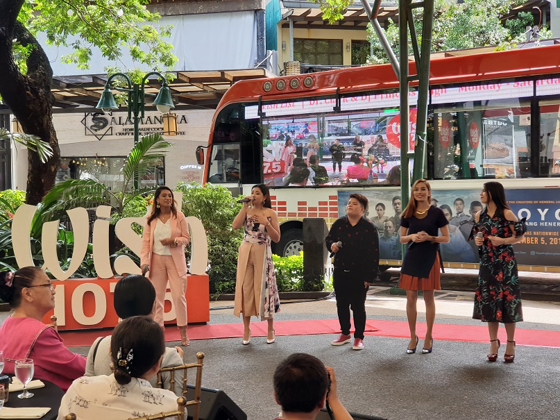 Hollywood Welcomes WISH 107.5 Bus - Erica YuB