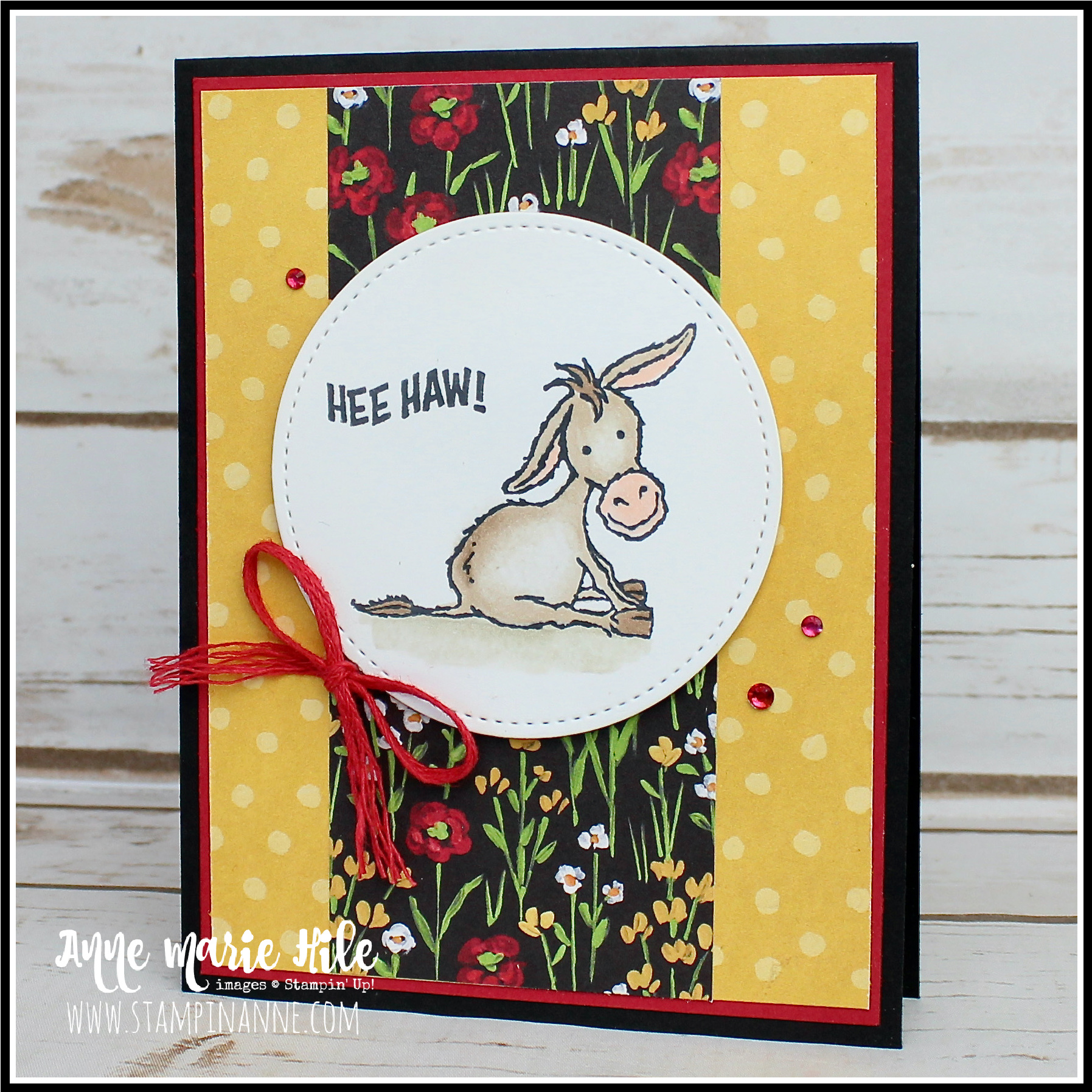 Stampin' Anne: Darling Donkeys for Facebook Live