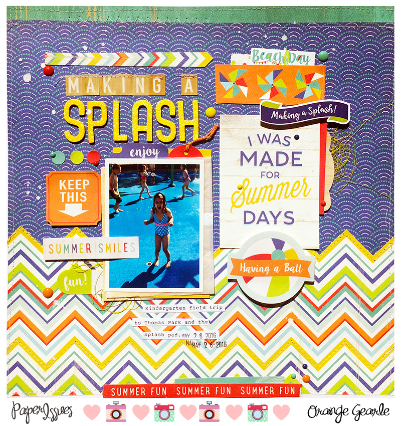 orange gearle: :: making a splash