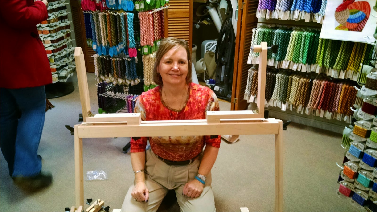 Sarah Beth s Cross Stitch Blog Oh Boy A Stitching Floor Stand sarah-beth-s-cross-stitch-blog-oh-boy-a-stitching-floor-stand