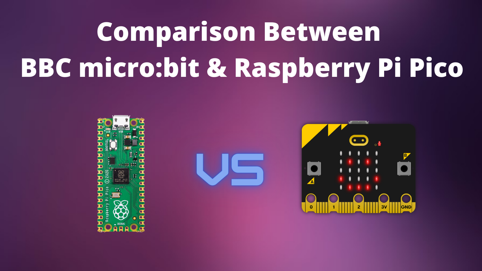 Comparison Between Bbc Micro Bit And Raspberry Pi Pico Techno Hub
