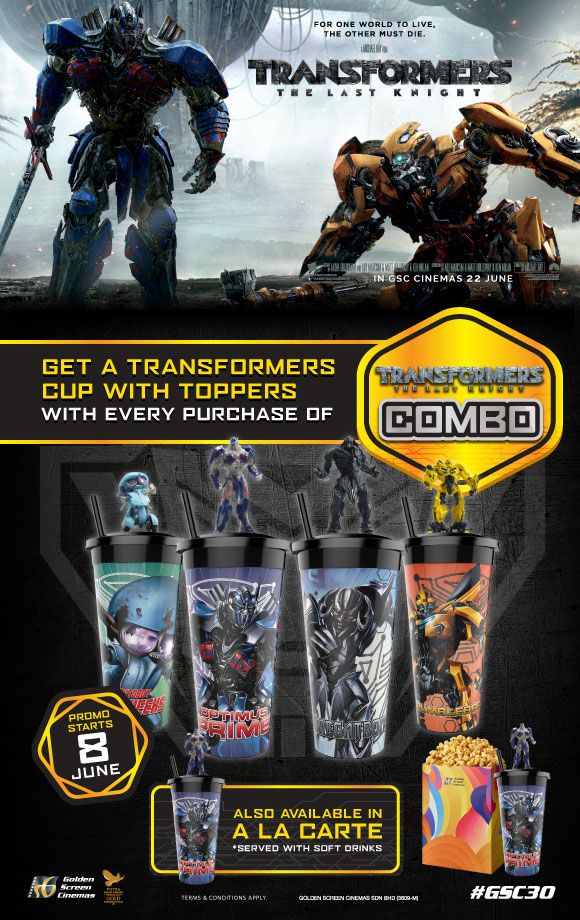 GSC 推出Transformers 杯子