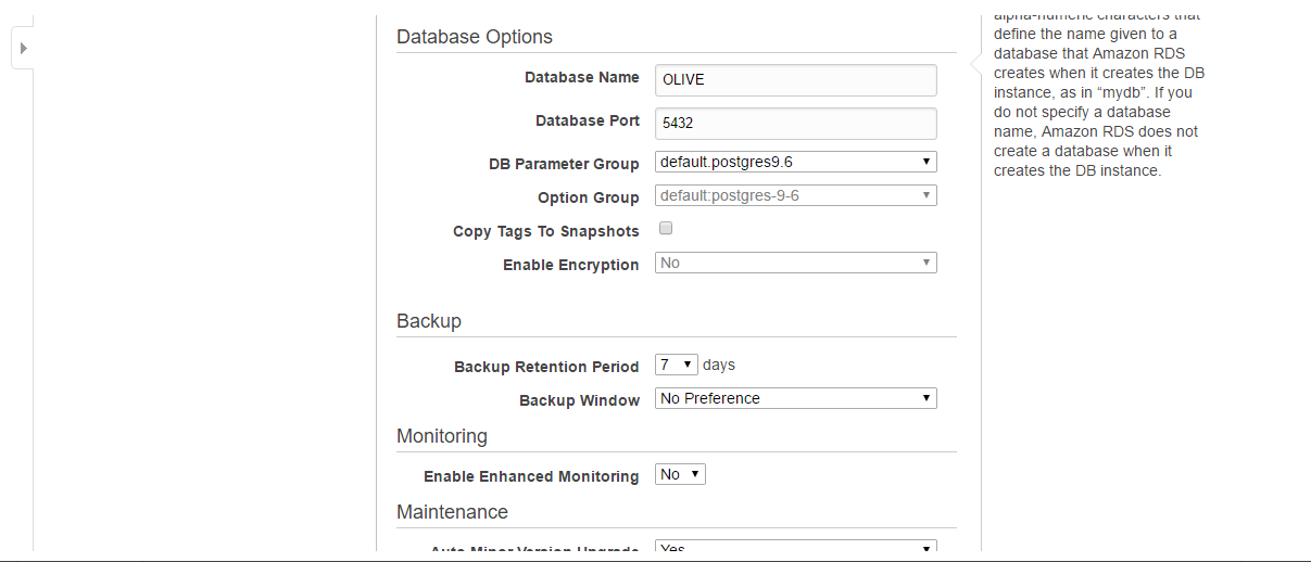 Creating a Postgres(RDS) on Amazon Web Services (AWS)