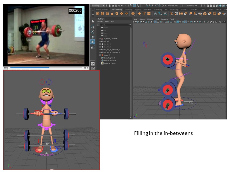 Week 3: Poses & Arcs in Motion Animation.