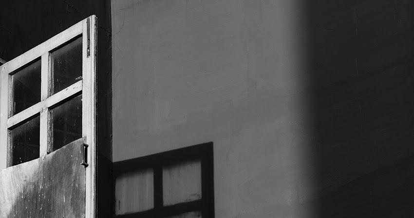 Minimalist Photography - by Prakash Ghai: Open Window Squares and Shadows