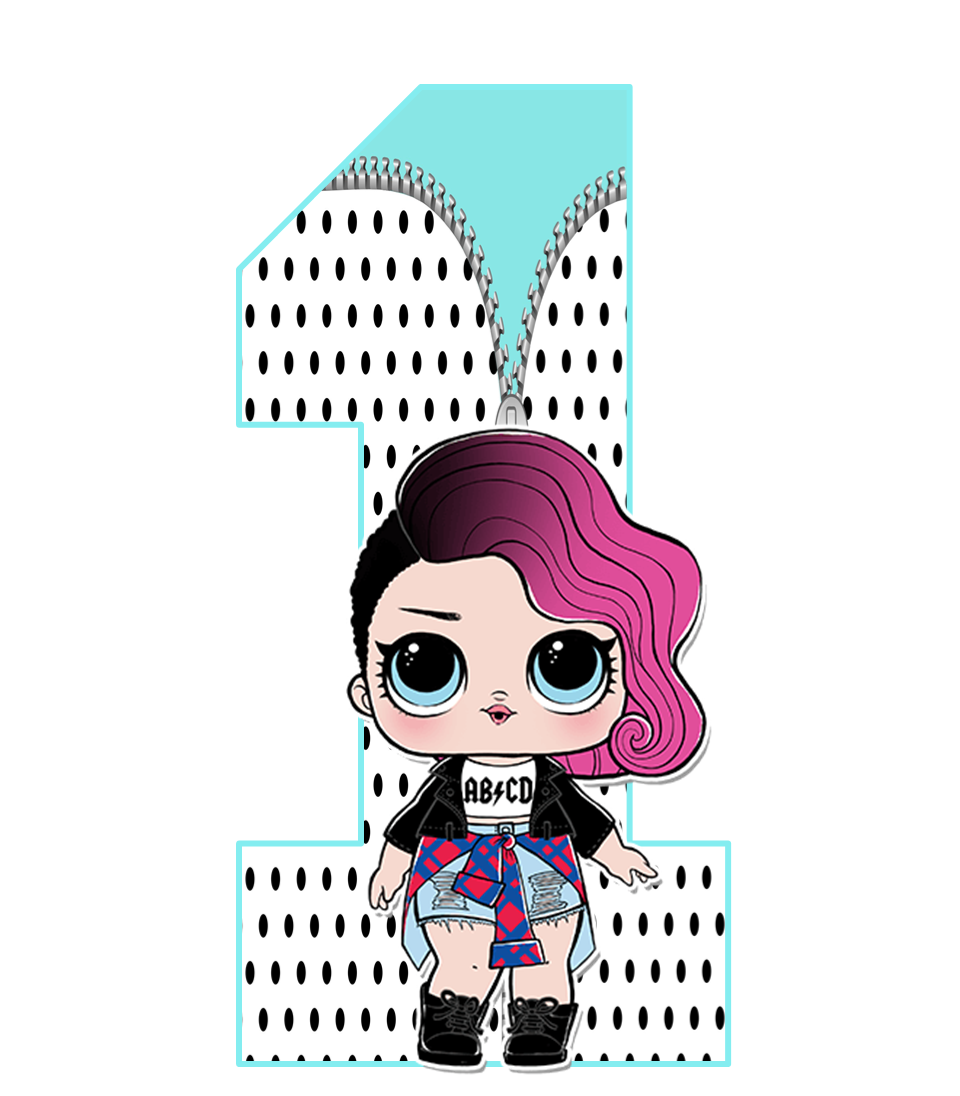 Kits imprimibles gratis : Números LOL para imprimir