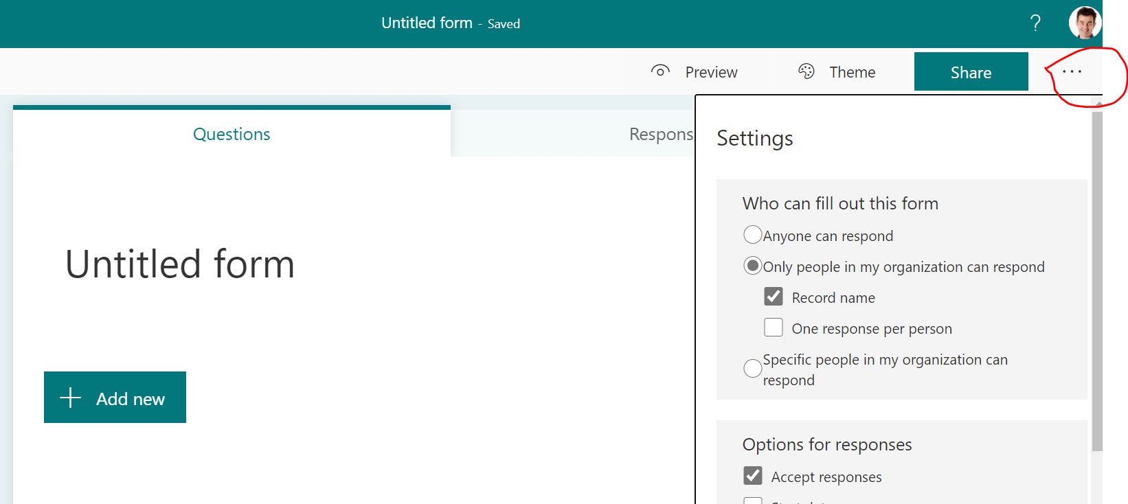 Using Microsoft Forms for Feedback