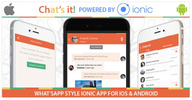 What S App Chat Clone An Ionic Framework And Nodejs Full