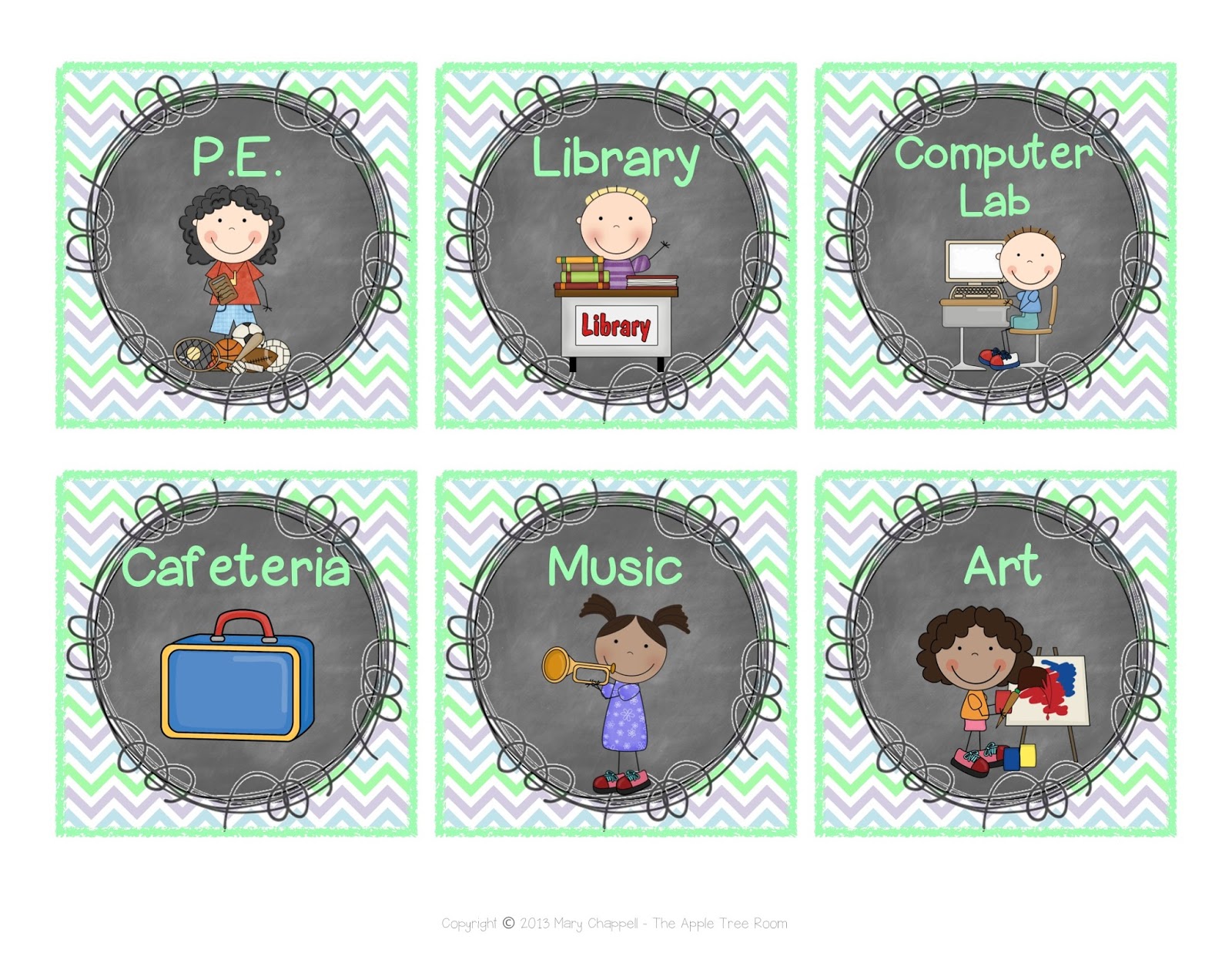 The Apple Tree Room: Chalkboard Theme Sets