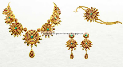 A Fusion Of Naqashi Technique With Modern Design From AZVA jewellery ...