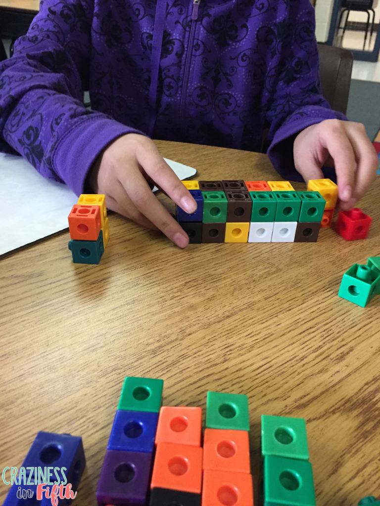 Craziness in Fifth: Volume with Snap Cubes & Freebie!