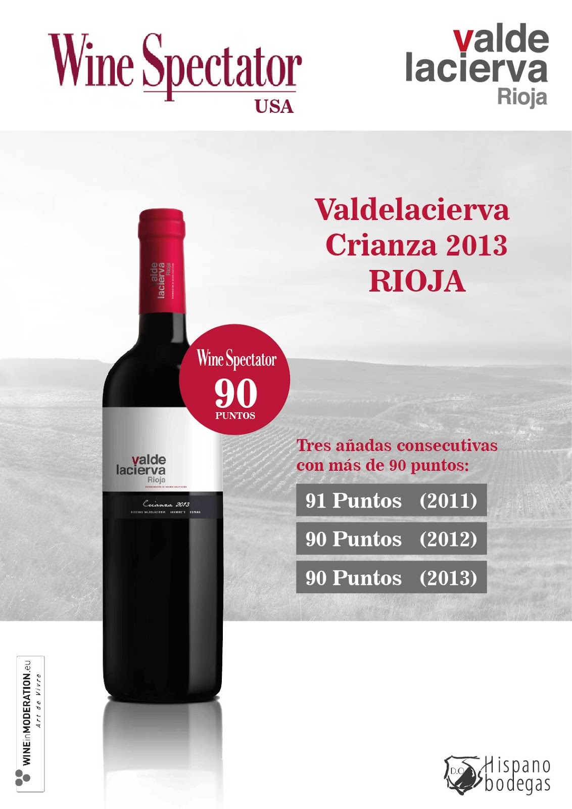 El blog de acebeR: Valdelacierva crianza 2013 obtiene 90 puntos en Wine ...
