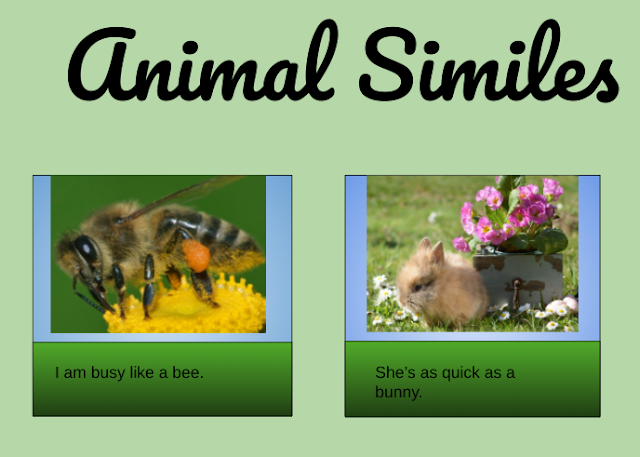 Mayshar @ Panmure Bridge School: Animals Similes