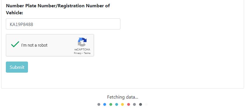 Vehicle chassis number check online || Vehicle engine number check ...