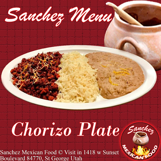 Menu ~ Sanchez Mexican Food