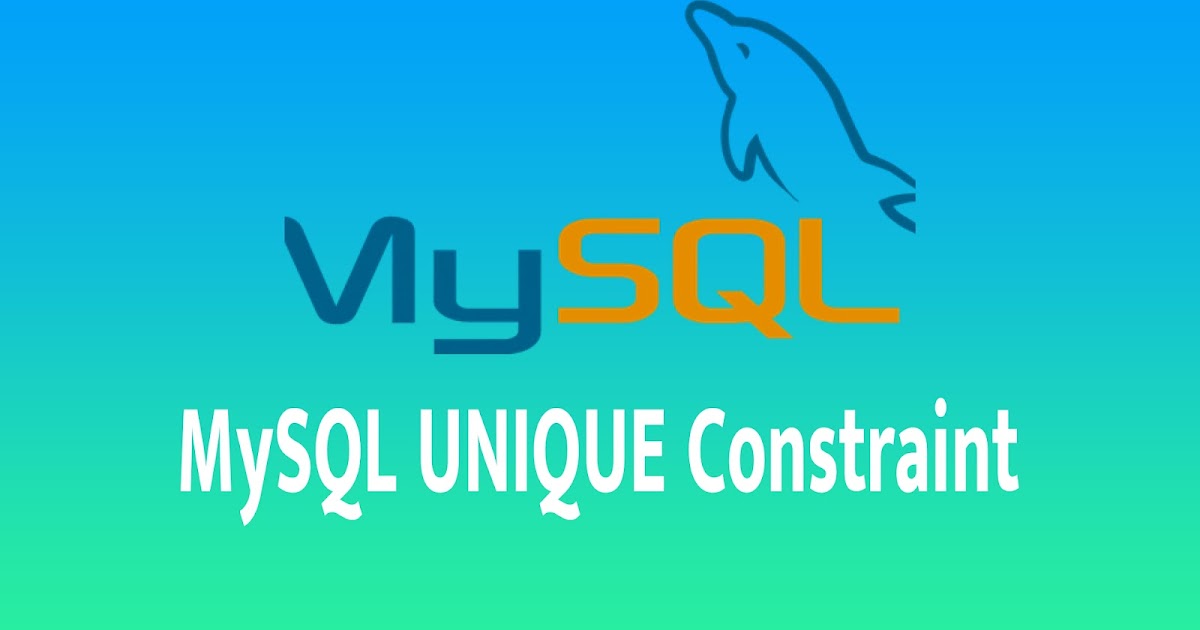 MySQL UNIQUE Constraint