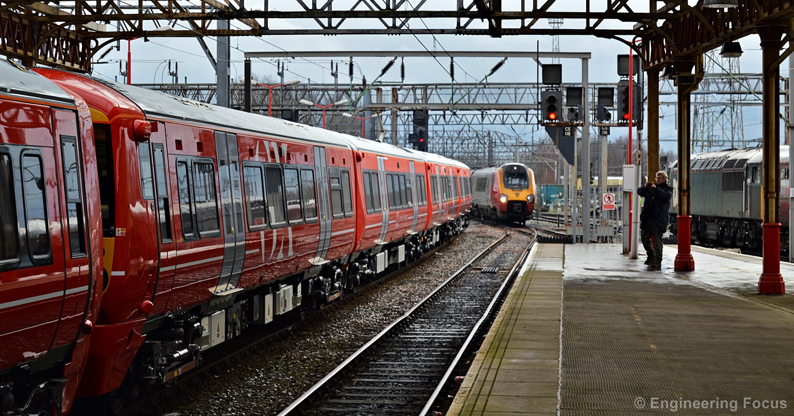 Gatwick Express class 387 on West Coast test