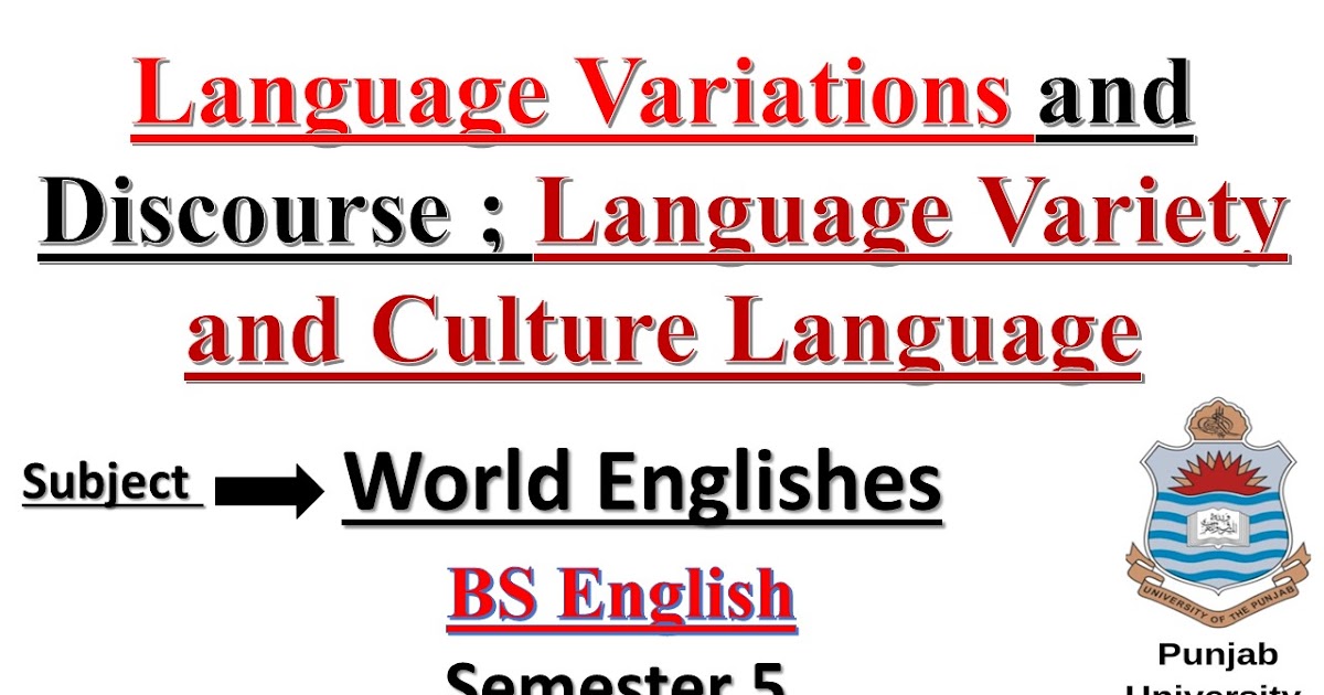 English Literature Linguistics Stylistics Criticism Biographies YouTube Lecture : Language ...