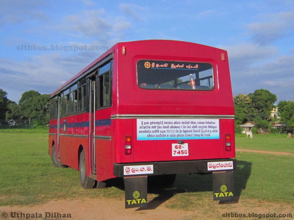 SLTB buses - ශ්‍රී ලංගම බස්: Modified Wesco TATA LPO 1313/55 bus from ...