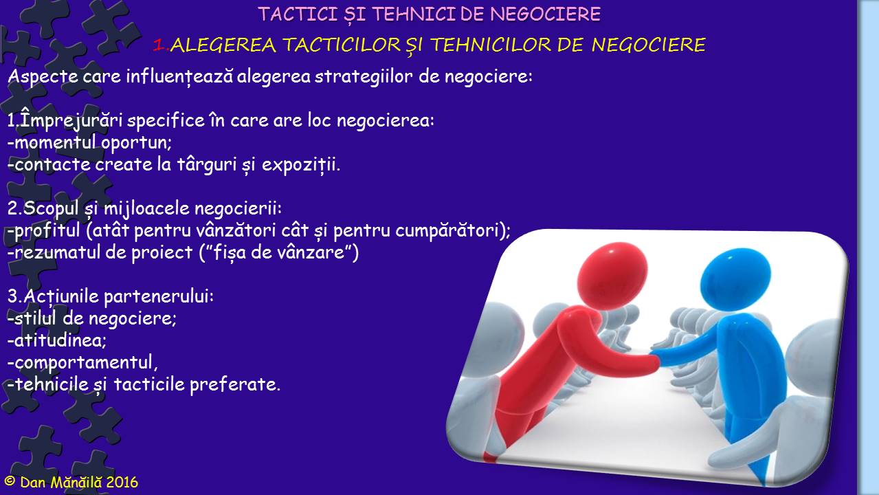 Profu`economist: TACTICI ȘI TEHNICI DE NEGOCIERE
