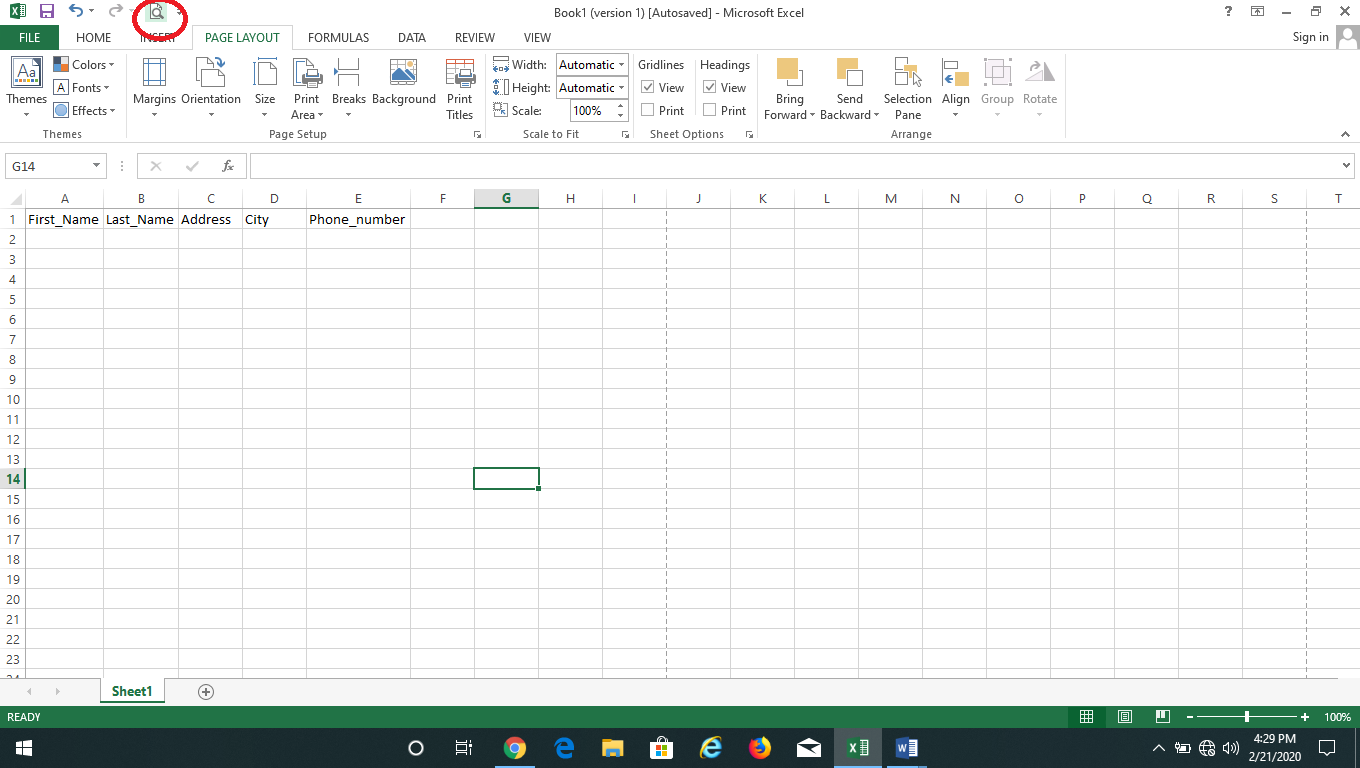 How to do repeat table heading In every pages in MS Excel