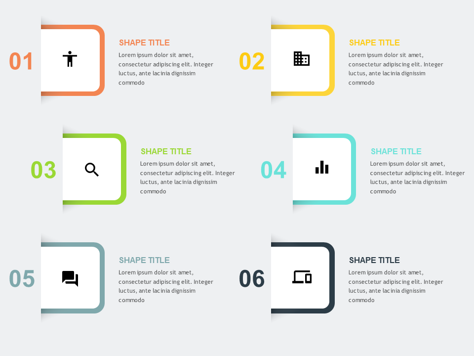 Icon Sign List PowerPoint Templates - PowerPoint Free