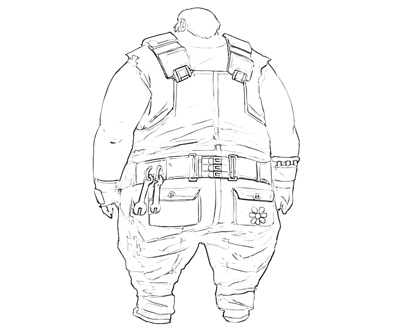 Borderlands 2 Coloring Pages Sketch Coloring Page