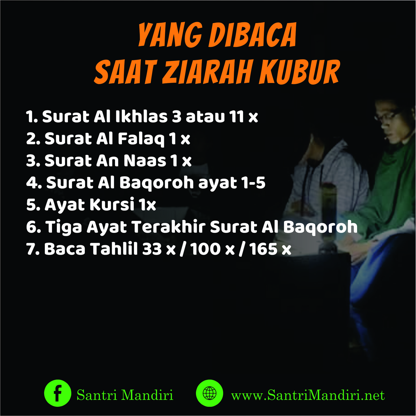 Doa, Tata Cara Ziarah Kubur Lengkap dengan Artinya dan Gambar - Santri Mandiri