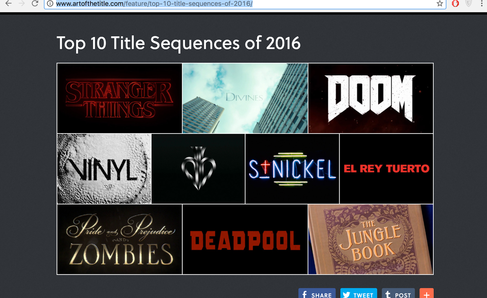 Media Studies Thriller Opening: TYPES OF TITLE SEQUENCES