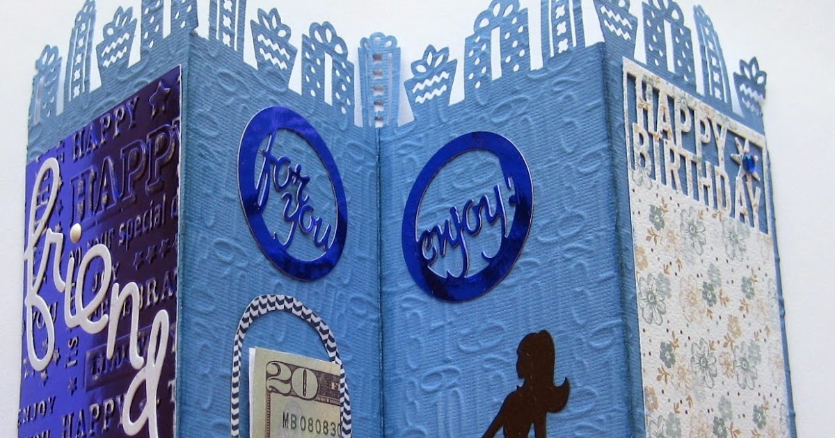 Karen's Kreative Kards: Happy Birthday Friend Screen Divider Card