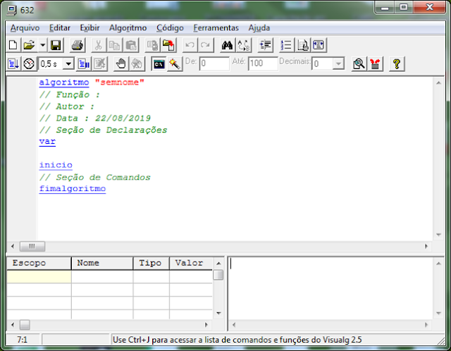 Software Livre VisuAlg
