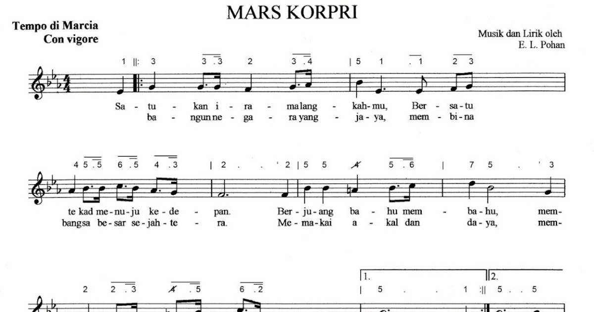 Mars Korps Pegawai Republik Indonesia (KORPRI) | Salam Edukasi