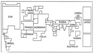 Geografia Hoje: Anamorfose Geográfica