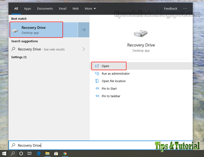 Cara Membuat dan Menggunakan Recovery Drive Windows 10/11 ...