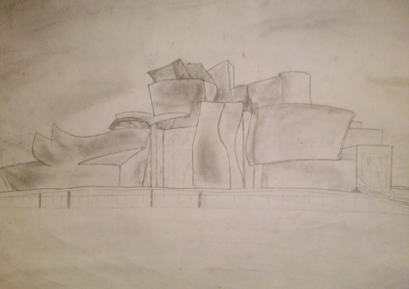111-232-9403 Architecture Portfolio: Drawing of Frank Gehry's ...