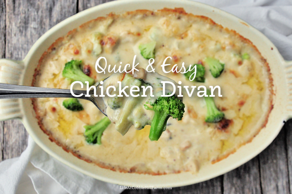 Chicken Divan Casserole | Life At Cobble Hill Farm