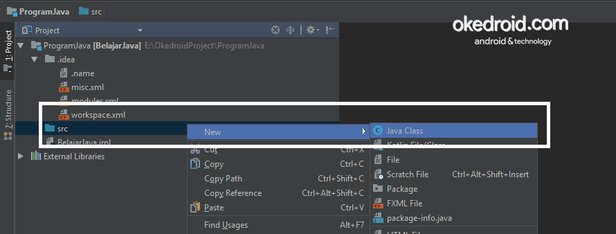 Belajar Menciptakan Aktivitas Pertama Hello World Java Di Intellij Idea ...