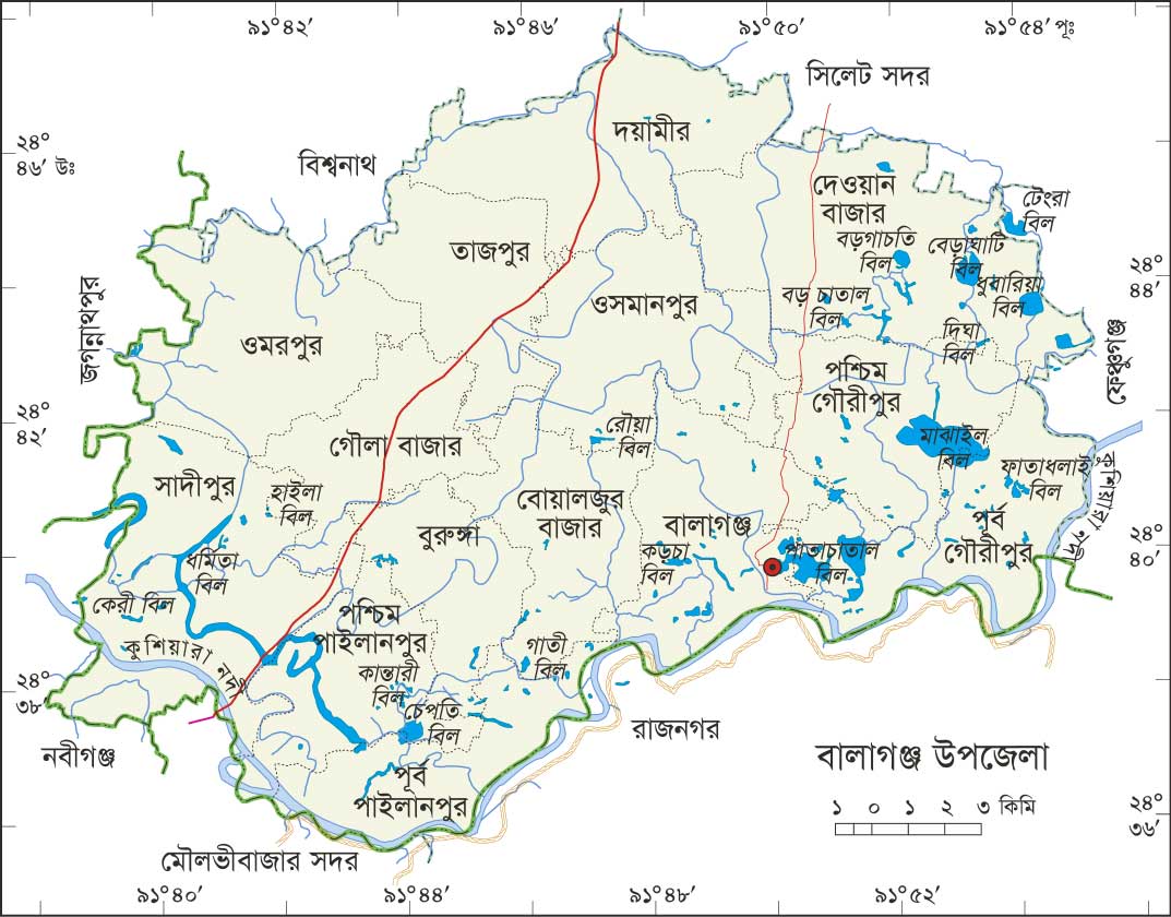 Bangladesh Map All: Balaganj map