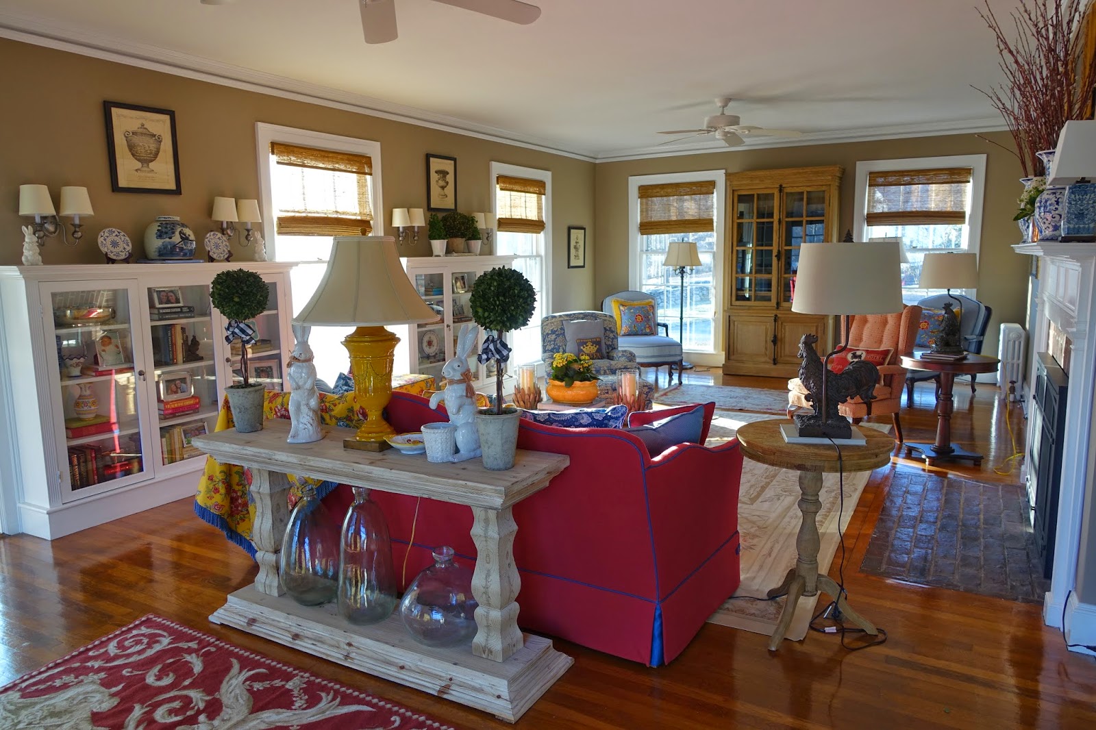 Room Reveal: Den - Preppy Empty Nester F