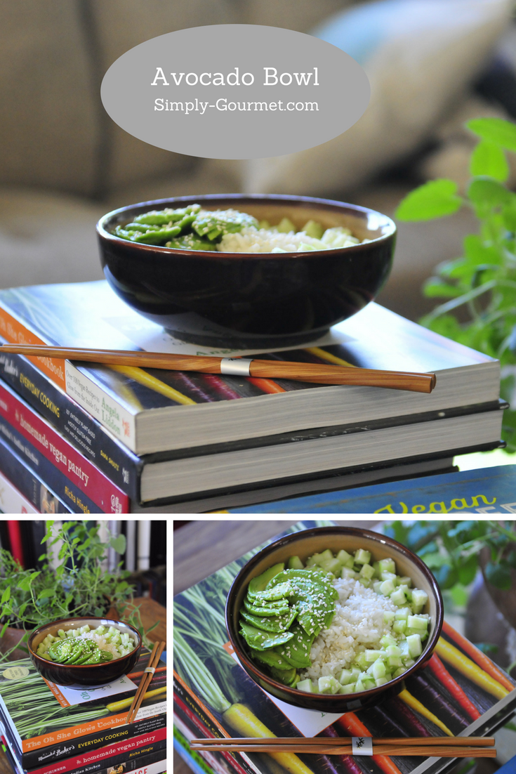 Simply Gourmet: Avocado Bowl #vegan