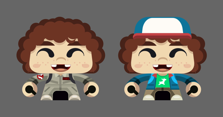 Mini Papercraft: DUSTIN // STRANGER THINGS
