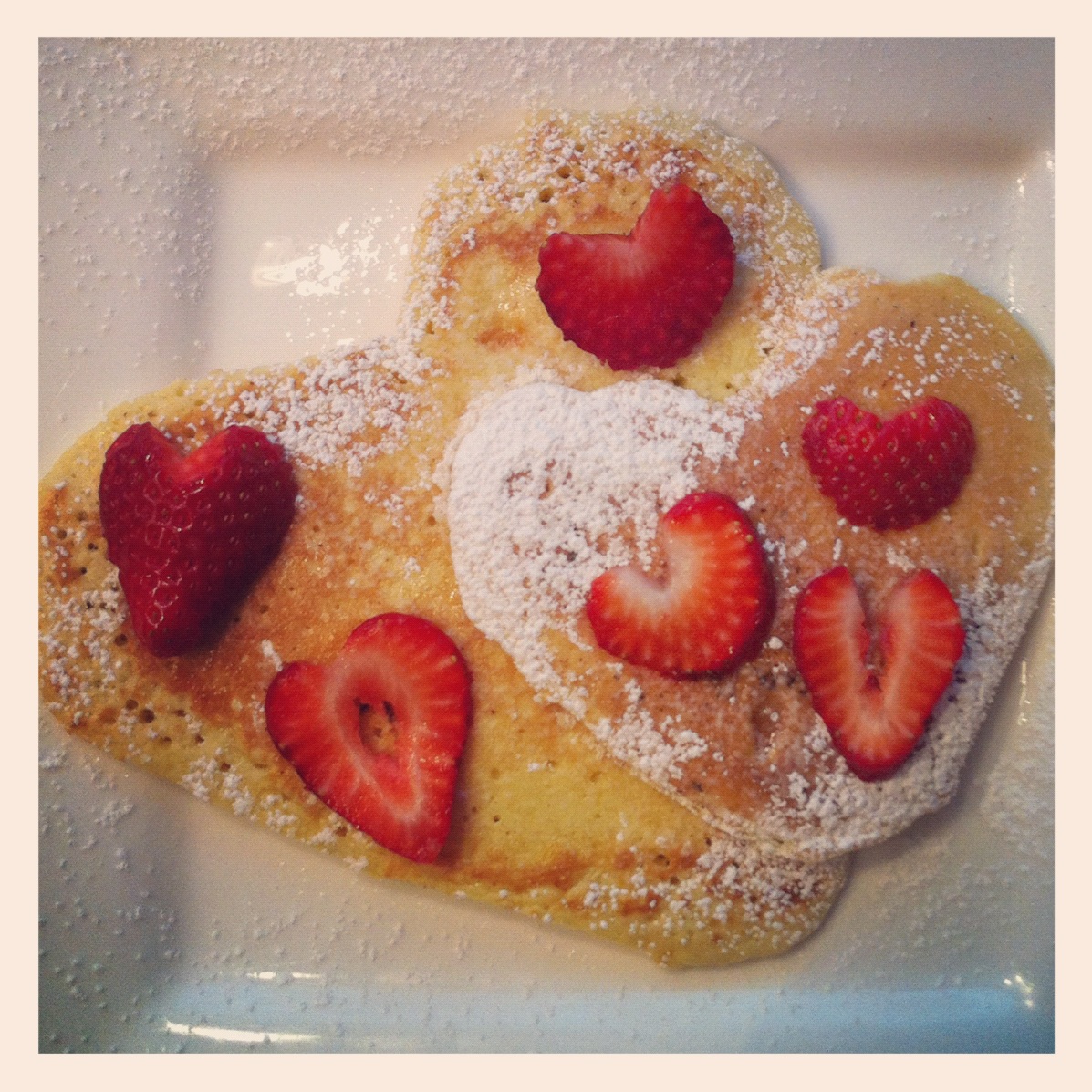 everywhere orange: Valentine's pancakes