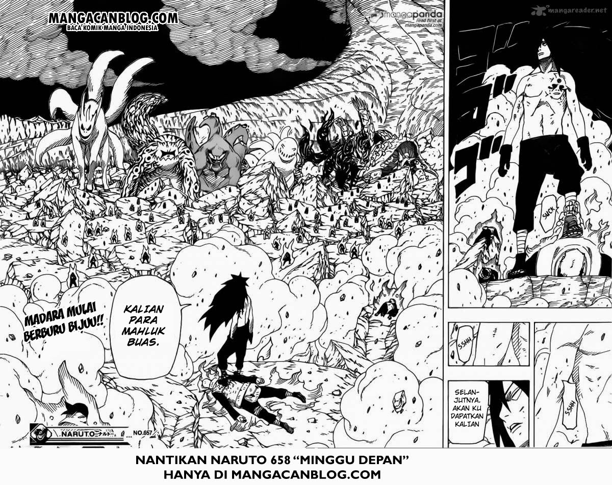 Versi Teks Naruto Chapter 657 | Ringkasan Alur Naruto Shippuden