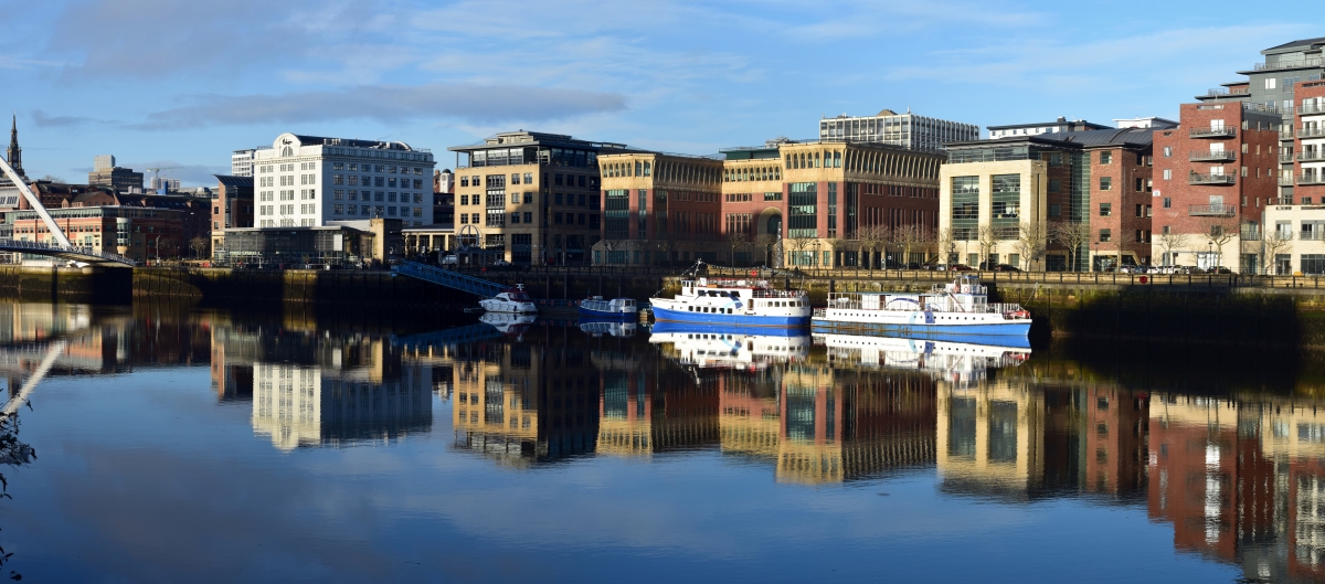 Photographs Of Newcastle: River Tyne and The Quayside Panoramic Photographs