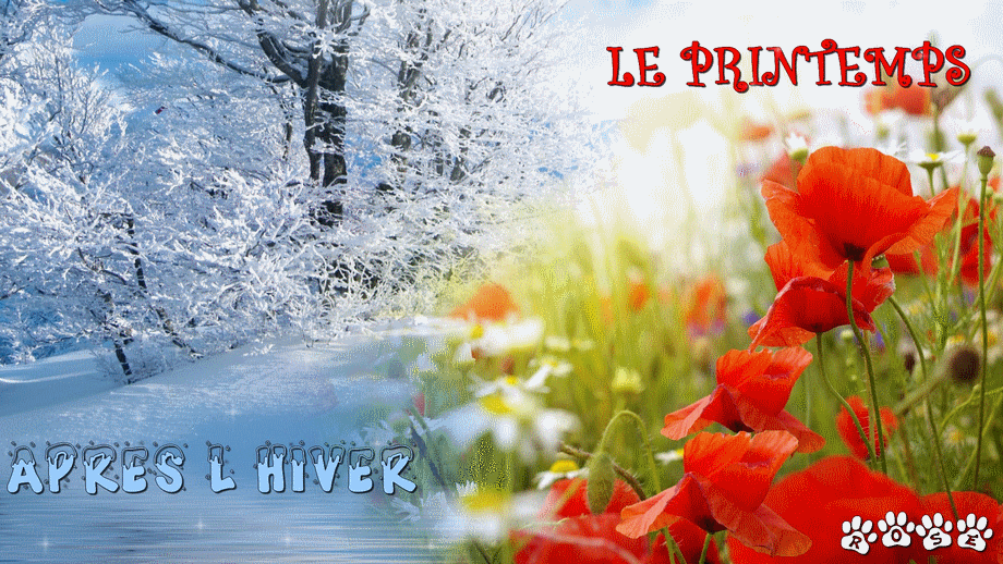 Le monde d´aujourd´hui: 21 mars, c´est le printemps