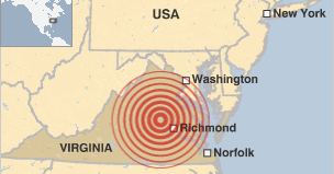 Structural Geology: Earthquake strikes US east coast