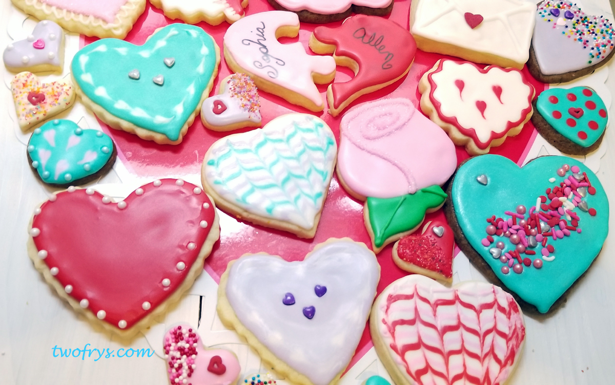 Two Frys: Valentine's Day Cookies