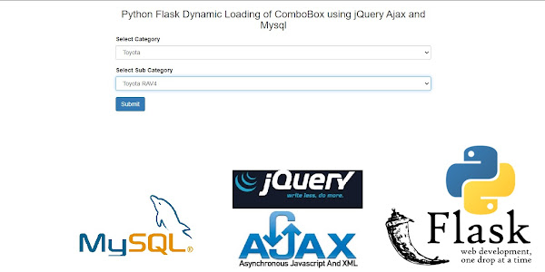 Python Flask Dynamic Loading of ComboBox using jQuery Ajax and Mysql ...